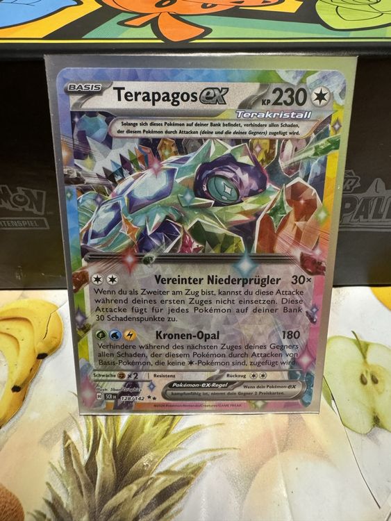 Pokémon Karte Terapagos ex Regenbogen Rare | Kaufen auf Ricardo