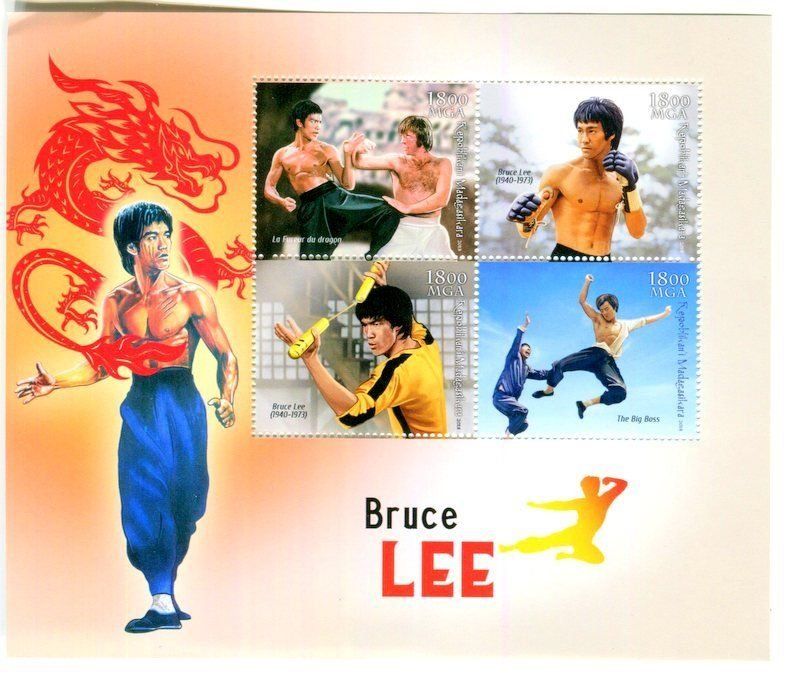 Block "Bruce Lee". Madagaskar (Neu und originalverpackt) in Basel für ...