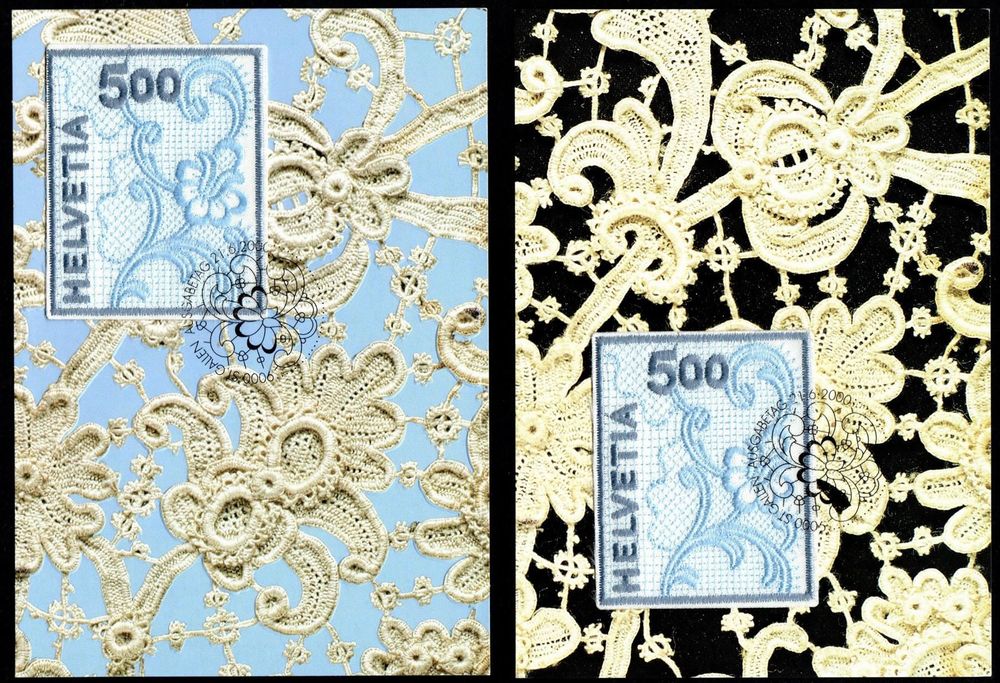 2 Maximumkarten Stickerei 2000 | Kaufen auf Ricardo