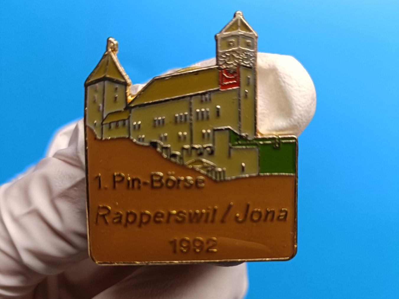 Pin 1. Pin-Börse Rapperswil/Jona 1992 - Box 40 (Gebraucht) in Köniz für ...