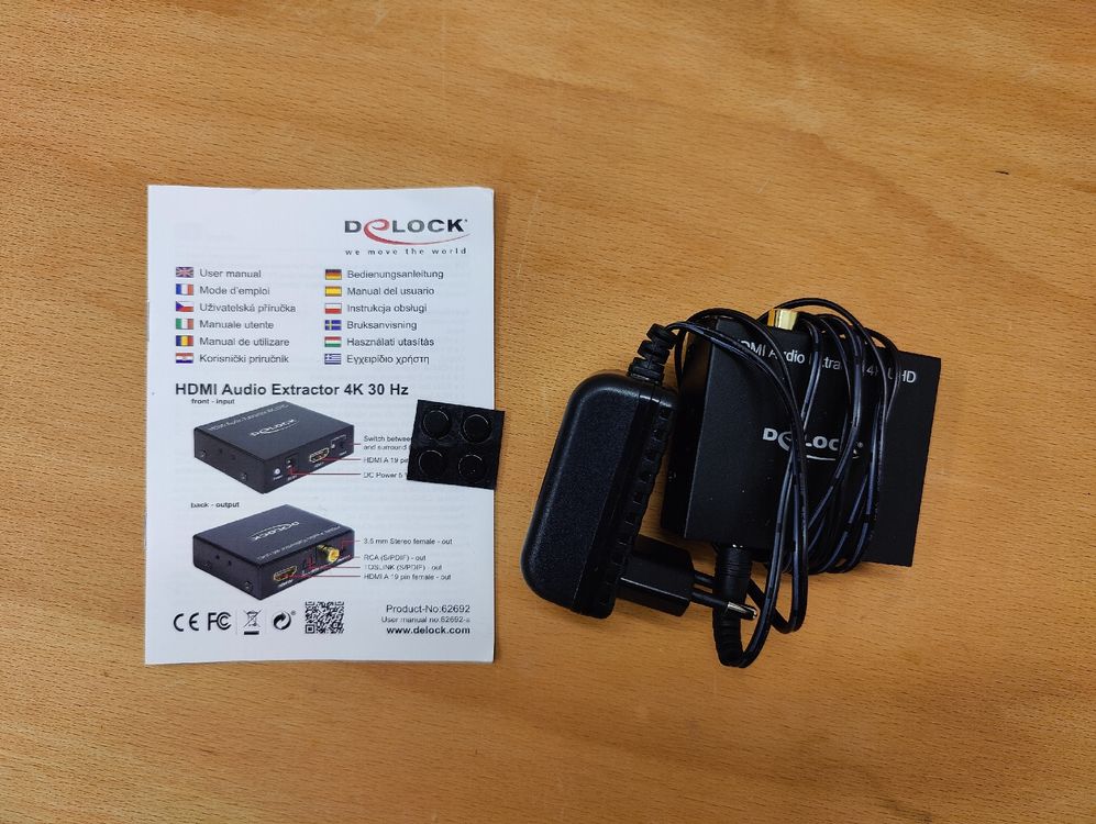 DoLock HDMI Audio Extractor 4K UHD | Kaufen auf Ricardo