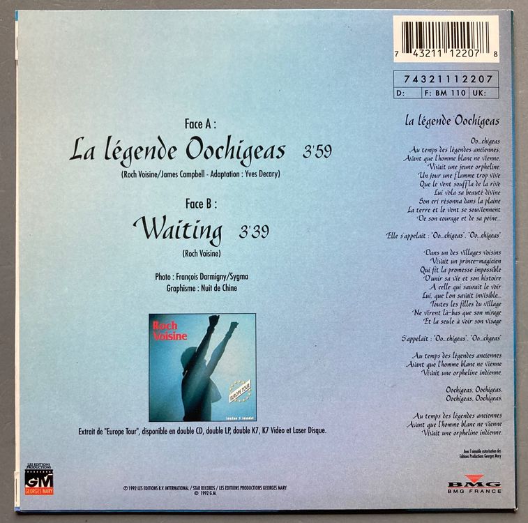 ROCH VOISINE - LA LEGENDE OOCHIGEAS | Kaufen auf Ricardo