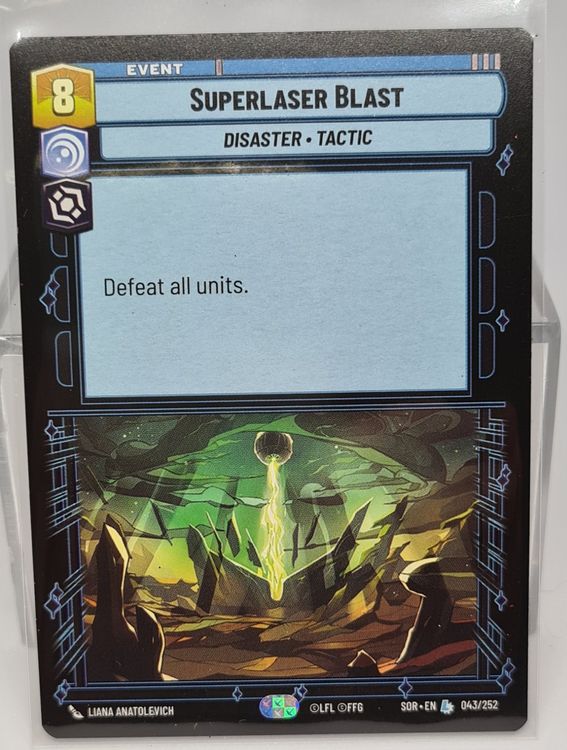 Star Wars Unlimited Superlaser Blast 043/252 | Kaufen auf Ricardo
