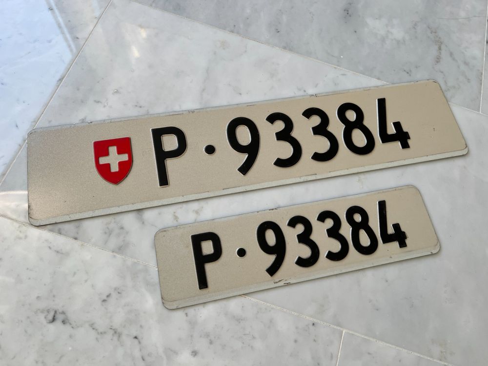 Alte Autonummer der SBB / PTT | Kaufen auf Ricardo