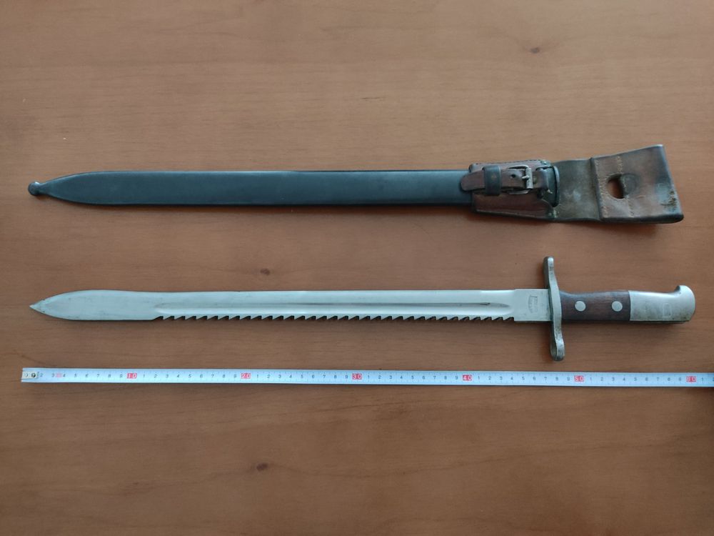 Faschinenmesser / Bajonett mit Metallscheide Armee Schweiz | Kaufen auf Ricardo