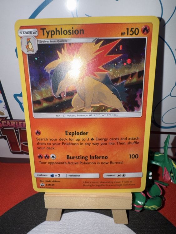 POKÉMON / Typhlosion / SM Black Star Promos / Holo Bleed (Gebraucht) in ...