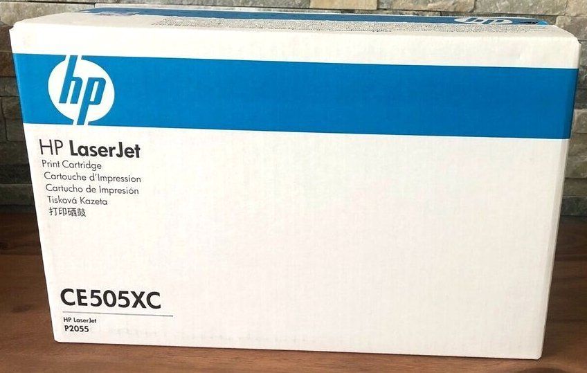 HP Laserjet P2055 Original Toner CE505XC (Neu und originalverpackt) in ...