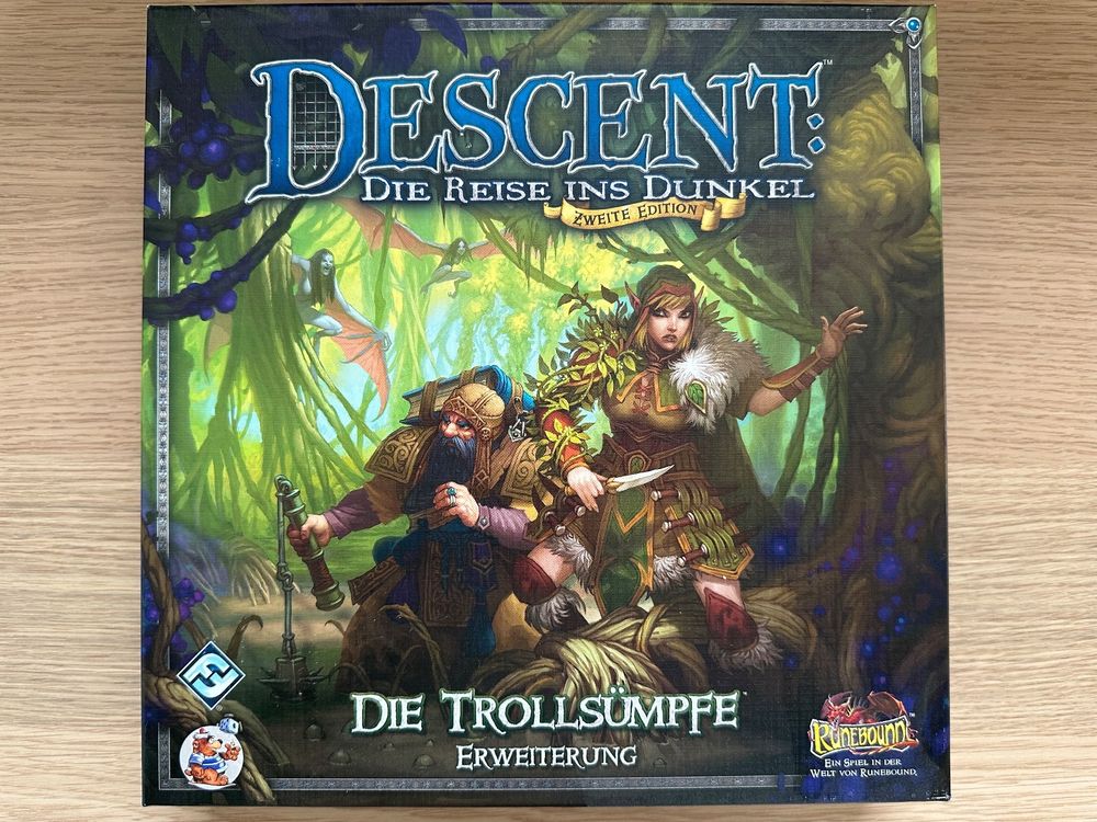 Descent 2nd Edition Deutsch mit vier Erweiterungen | Kaufen auf Ricardo