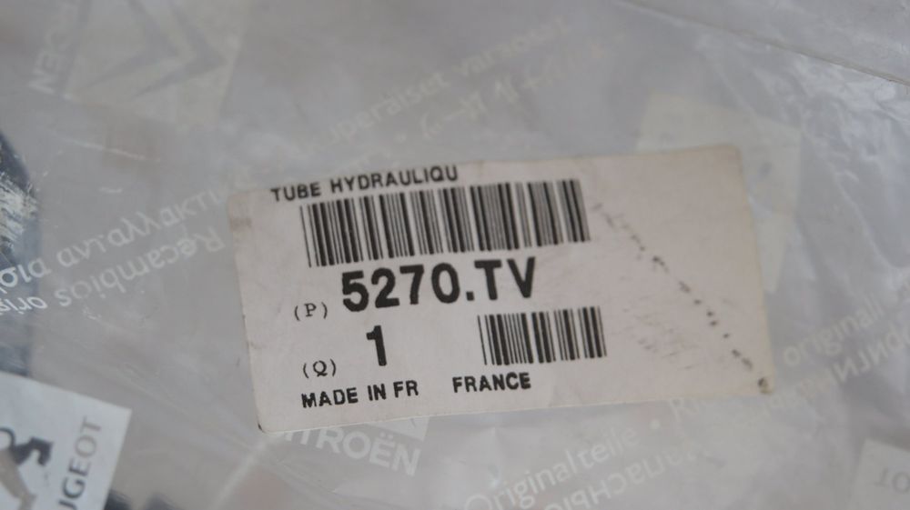 Citroën C6 Hydraulikleitung Zufuhr hinten 5270TV (Neu und ...