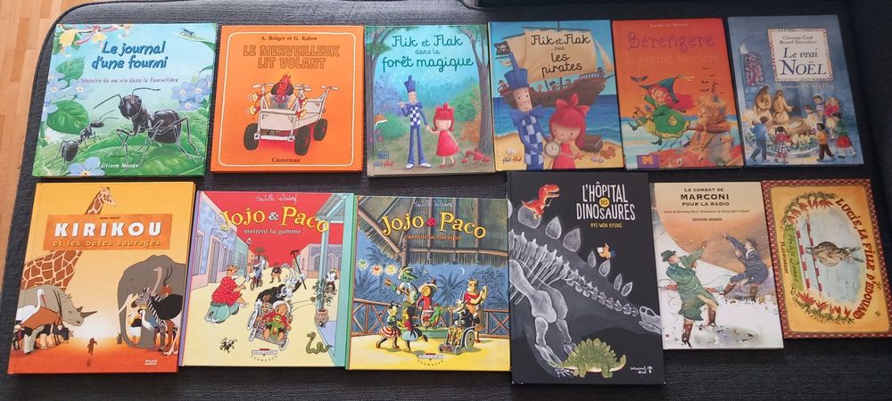 Lot de 12 livres pour enfants Jojo & Paco, Flik Flak etc... (D'occasion ...