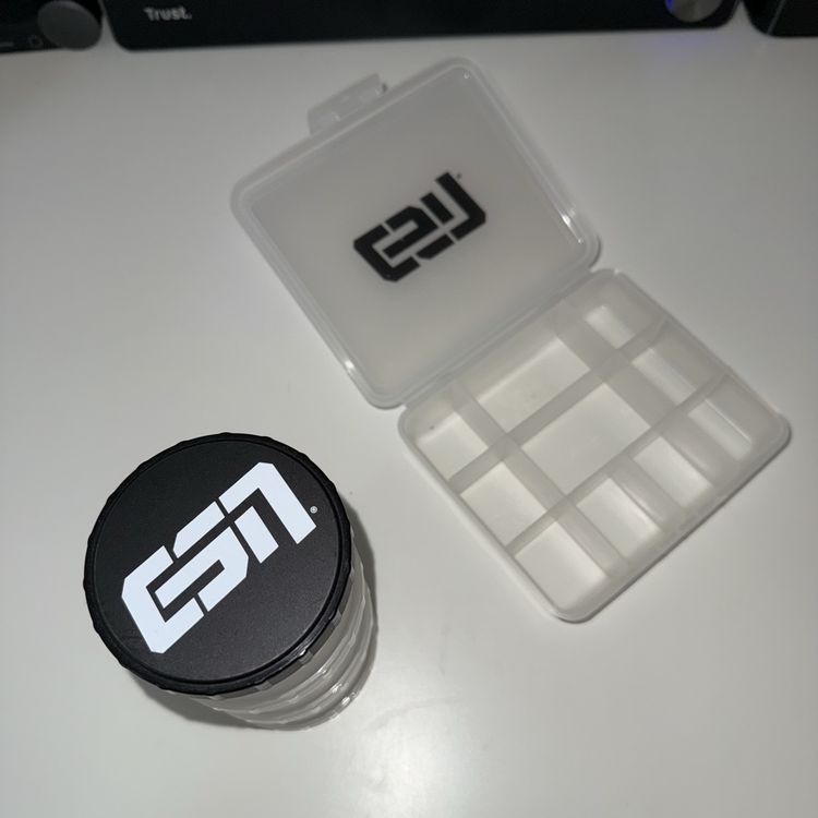 ESN Pill Box & Power Tower – Supplement Organizer (Gebraucht) in ...