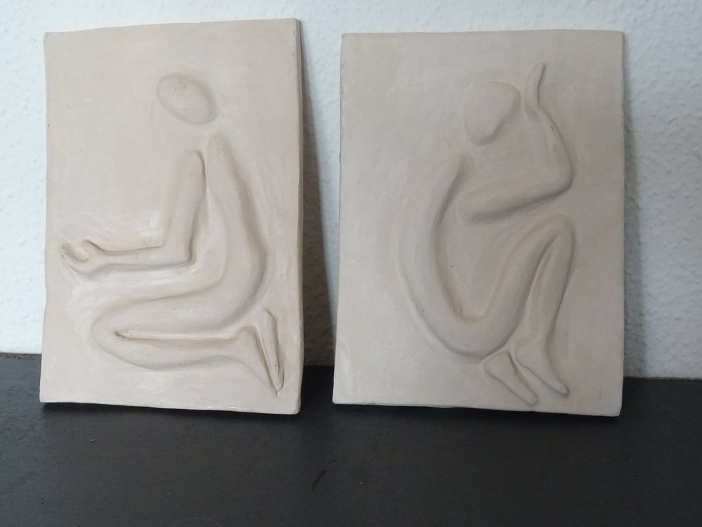 2 Stück Relief Moderne Kunst DK | Kaufen auf Ricardo