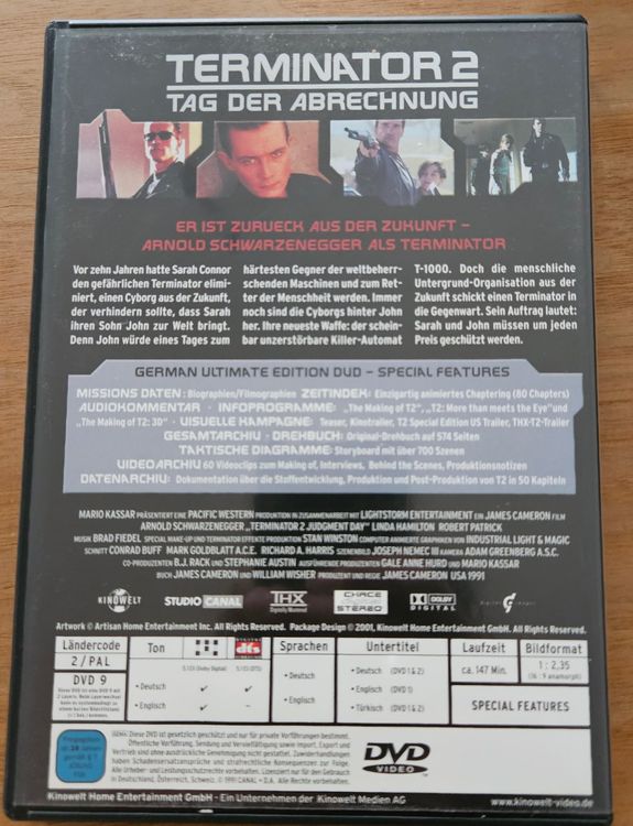 Terminator 2 - German Ultimate DVD Edition (Gebraucht) in Olten für CHF ...
