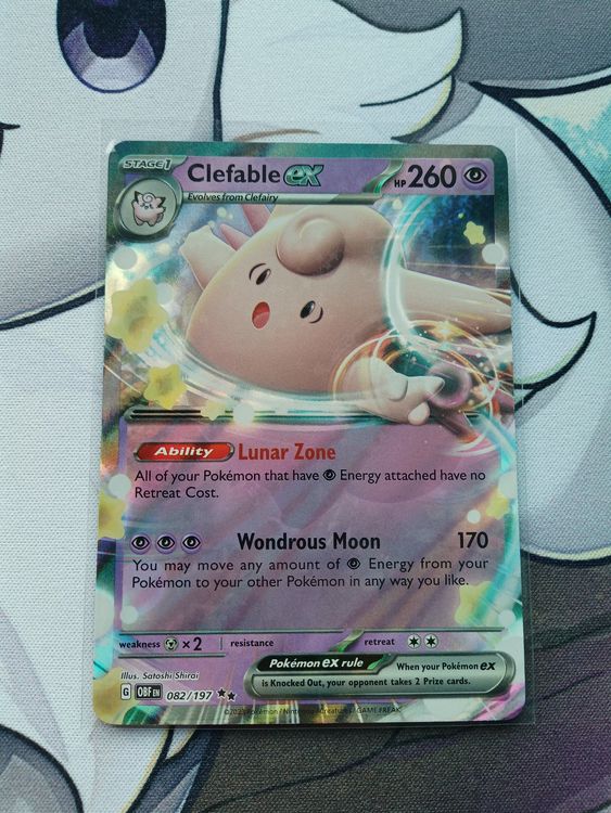 Clefable ex - Obsidian Flames Pokemon Pixi | Kaufen auf Ricardo