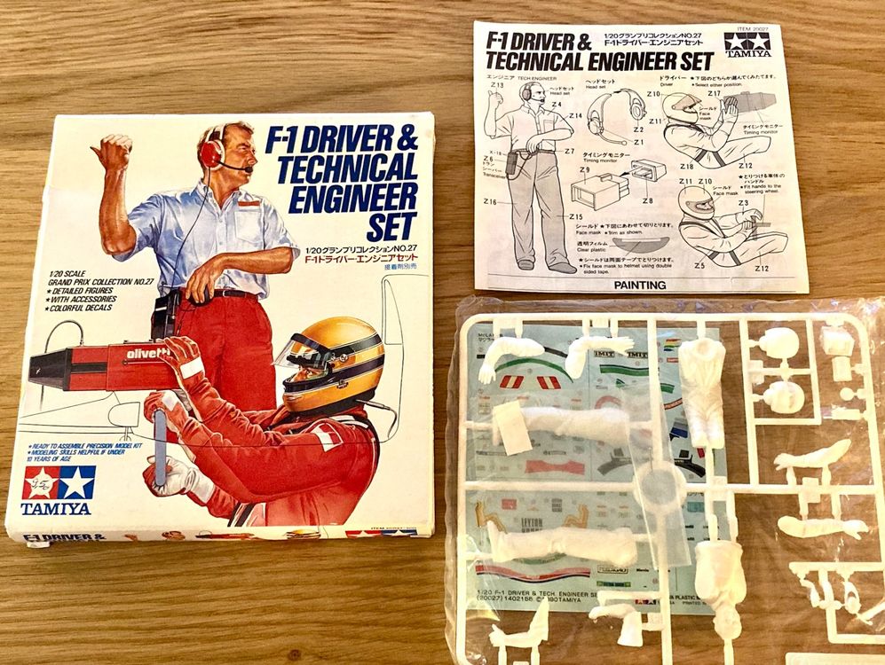 TAMIYA F1 TAMIYA 1/20 DRIVER & TECHNICAL ENGINEER TAM 20027 (Neuf avec emballage d'origine) à ...