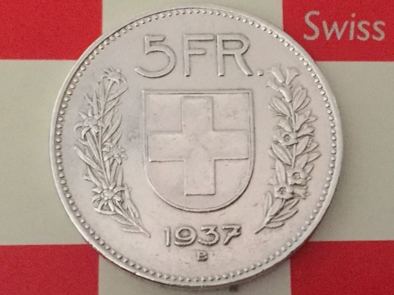 5 Franken 1937 ss-vz, nur 0,645 Mio! (Gebraucht) in Elsau für CHF 13.5 – mit Lieferung auf ...