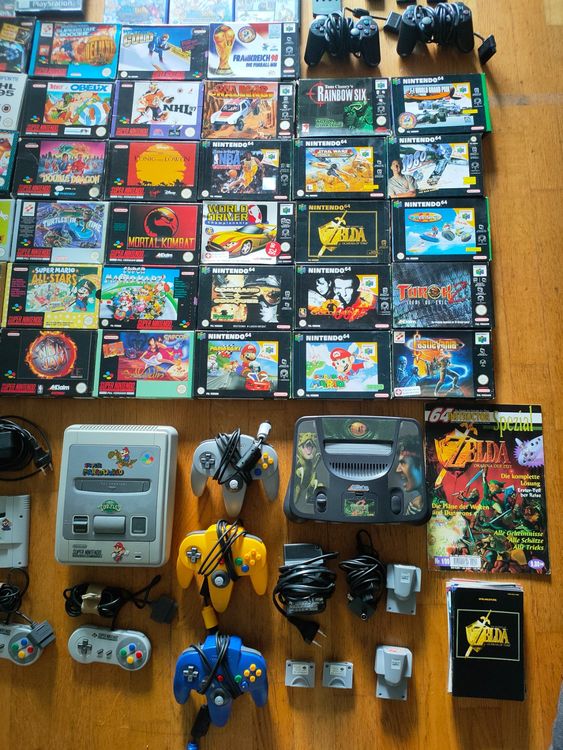 NINTENDO SAMMLUNG M64 ,Snes, Psone, ps2 | Kaufen auf Ricardo