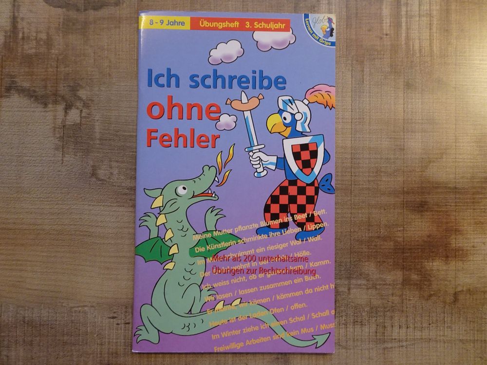 Ich schreibe ohne Fehler mit Globi - 8-9 Jahre - G48 (Gebraucht) in ...