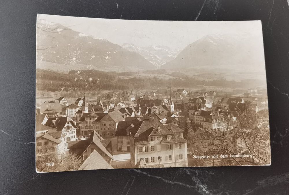 uralte AK Sarnen mit dem Landenberg "un"gelaufen ( (Gebraucht) in Kaiseraugst für CHF 4 – mit ...