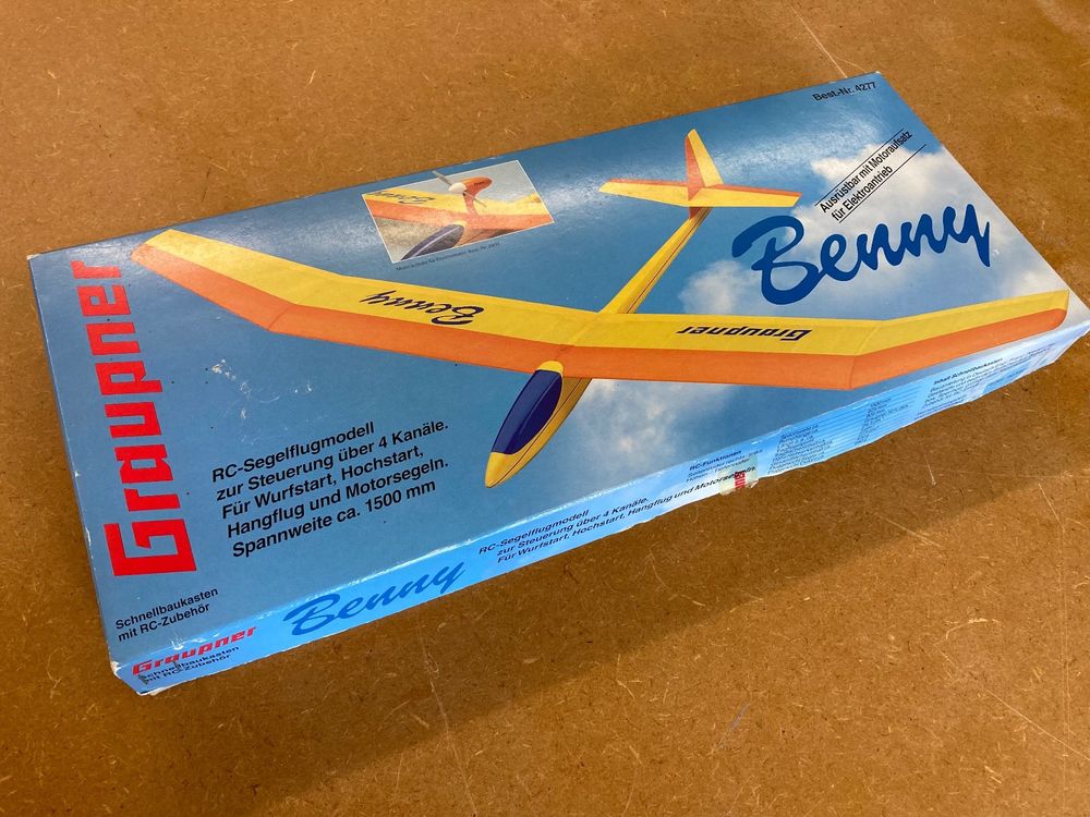 Segelflugmodell Benny von Graupner (Neu und originalverpackt) in ...