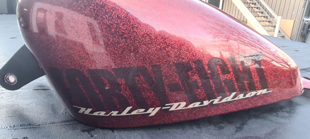 Harley Davidson Forty Eight Tank Specialedition Red Flakes | Kaufen auf ...