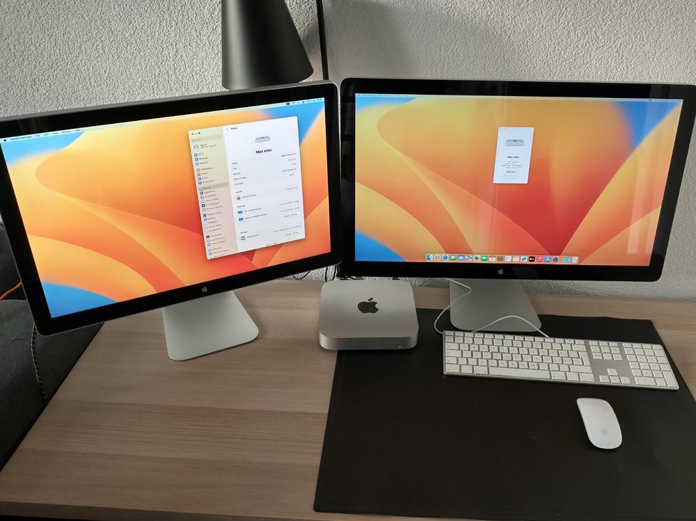 Mac mini Apple M1 8Go 2 écrans 24 & 27'' + souris + clavier | Kaufen ...