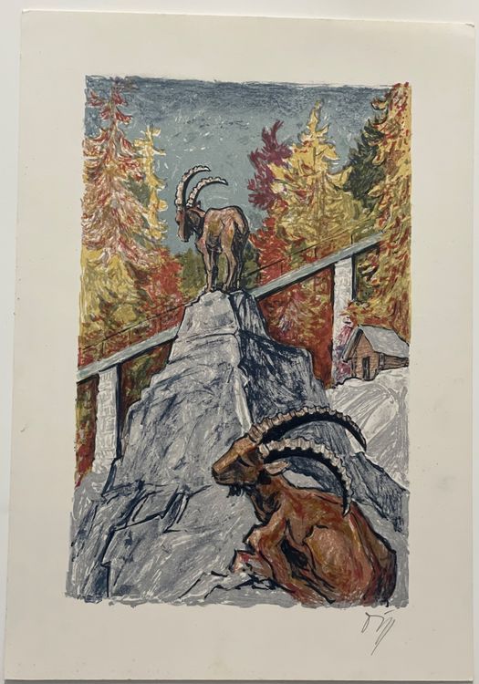 Alex Walter- Diggelmann 1902-1987 Lithografie Handsigniert (Gebraucht ...