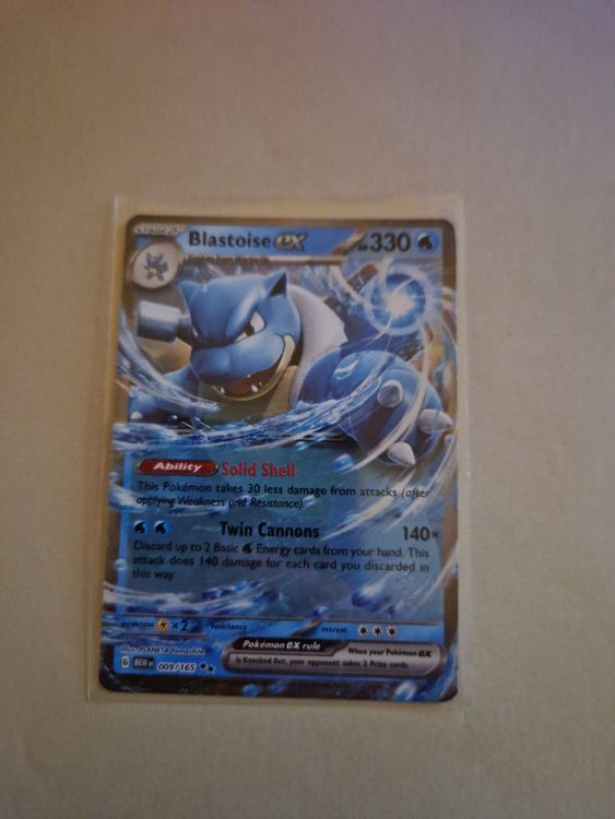 Blastoise EX 151 | Kaufen auf Ricardo