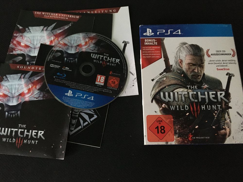 The Witcher 3 - Wild Hunt inkl. Soundtrack für PS4 (Gebraucht) in St.Gallen für CHF 9.9 – mit ...