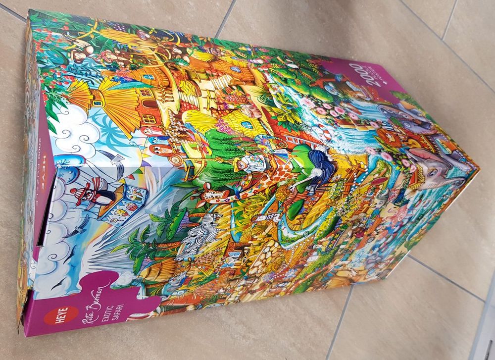 Puzzle "Exotic Safari" von Rita Berman, 2000 Teile (Neu (gemäss ...