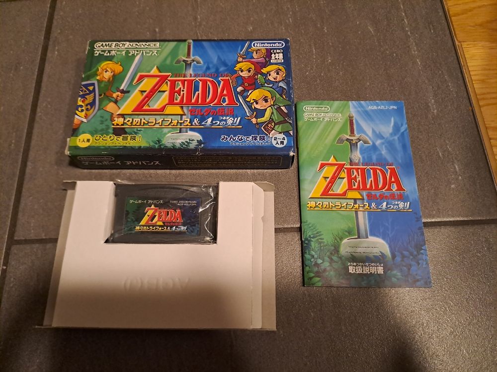 The Legend of Zelda Game Boy Advance Nintendo Japan Version (Gebraucht ...