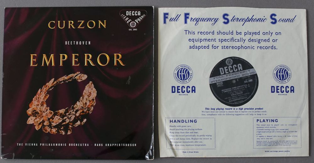 LP, Klassik, Curzon, Beethoven, Decca SXL 2002, Blue Border (Gebraucht) in Biel/Bienne für CHF ...