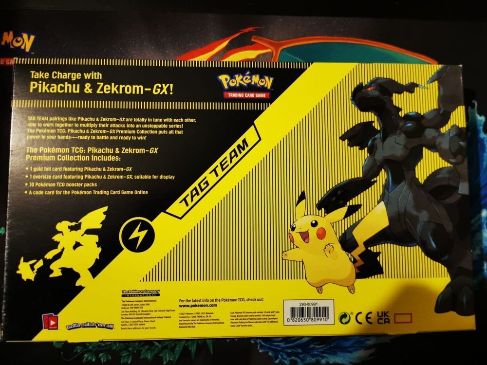Pokemon Tag Team Premium Collection Pikachu & Zekrom GX NEU (Neu und originalverpackt) in ...