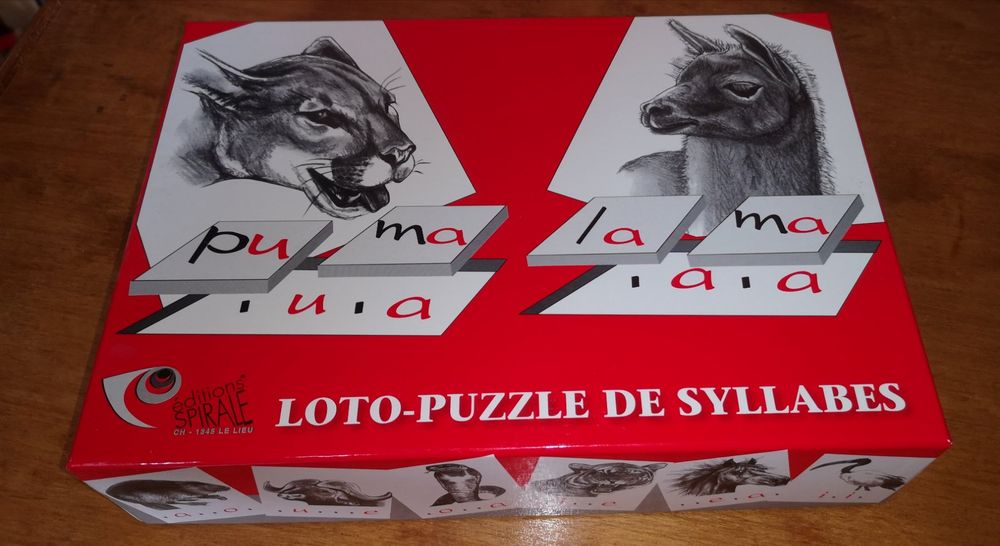 Puma Lama loto puzzle syllabes (Gebraucht) in Aumont für CHF 1 – mit ...