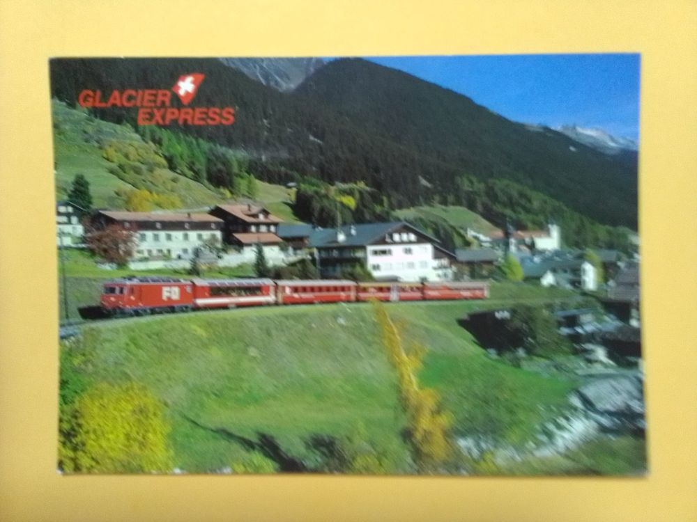 AK Bahn Glacier Express Furka Oberalp Bahn (75) | Kaufen auf Ricardo