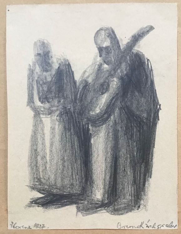 Sehr Interessante Zeichnung Unleserlich Signiert | Kaufen auf Ricardo