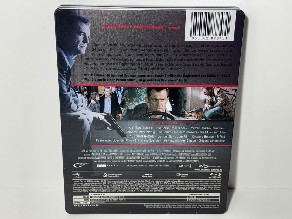 Edge of Darkness - Auftrag Rache Blu Ray Steelbook (Gebraucht) in ...
