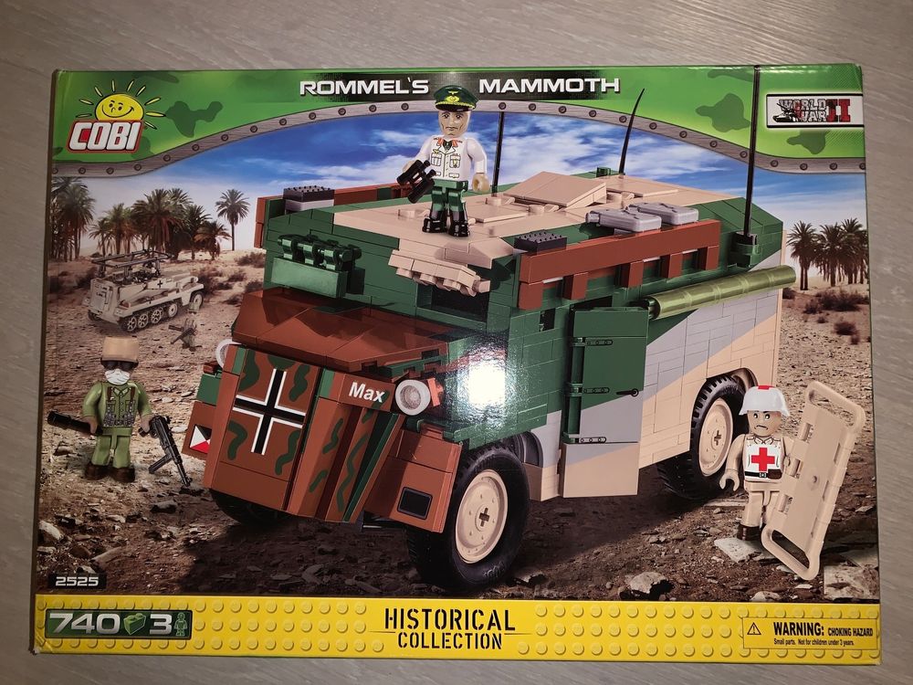 Cobi Rommel‘s Mammoth 740 Teile, komp. mit Lego | Kaufen auf Ricardo
