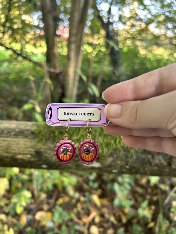 🎃 Adorable Pumpkin Earrings: Halloween Flair 🎃 (Neu (gemäss ...