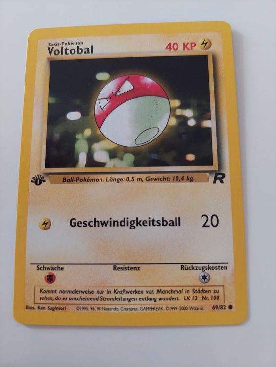 Voltobal 1. Edition aus Team Rocket 69/82 (Gebraucht) in Köniz für CHF ...