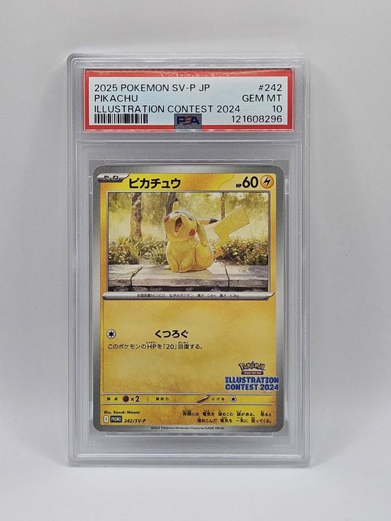 Pikachu Promo Illust. Contest 2024 #242/SV-P JP | GEM MT (Gebraucht) in ...