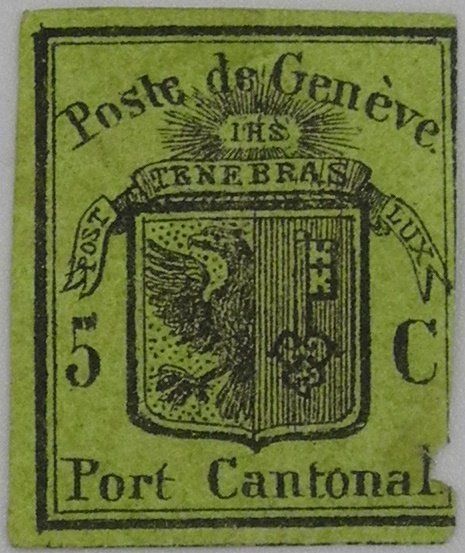 Poste de Genève, Port Cantonal 5C, 1845 (Gebraucht) in Allschwil für ...