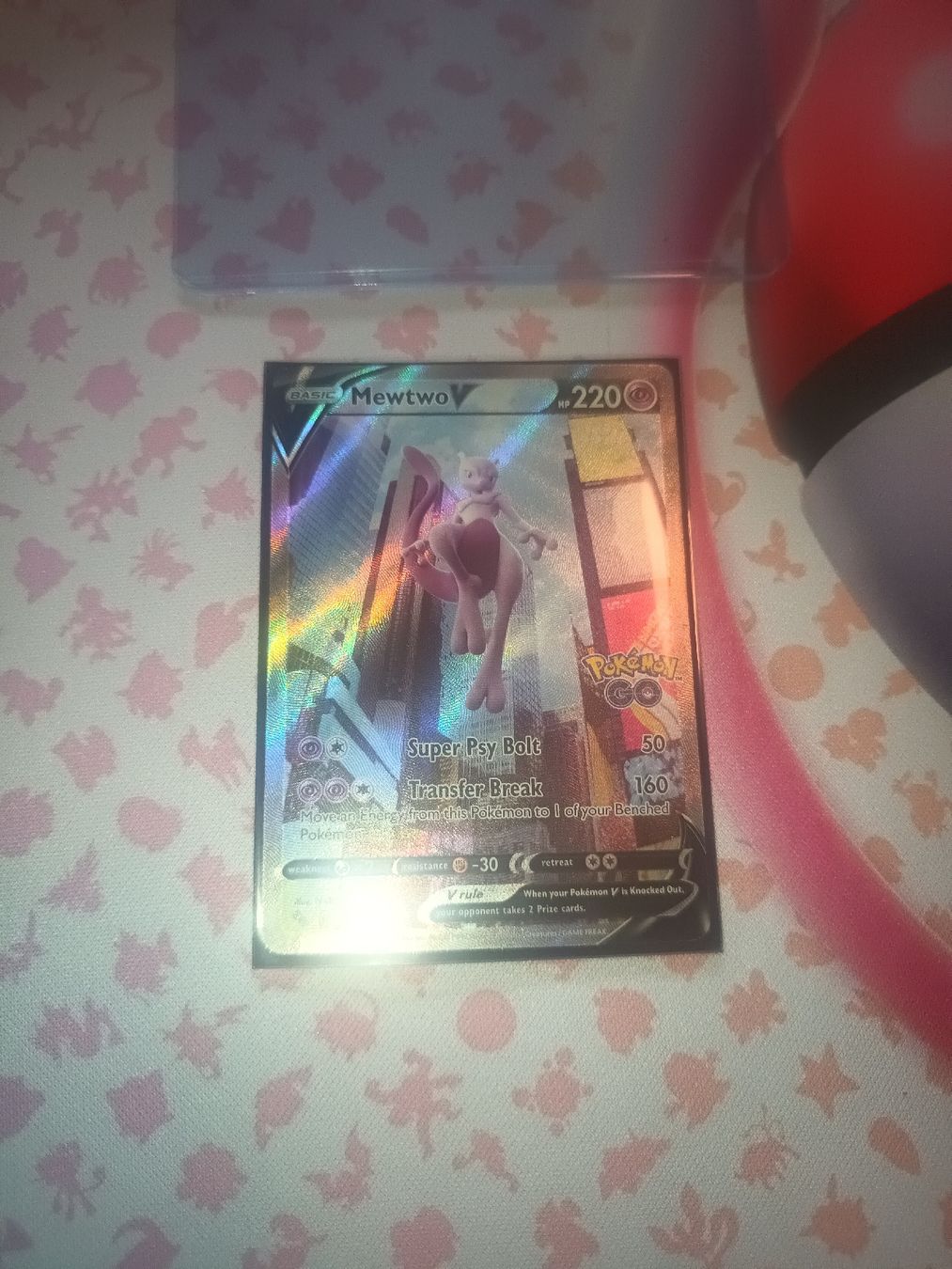 IKONE! Mewtu V (Mewtwo V) Alternate Art / SAR - Pokémon GO (Neu (gemäss Beschreibung)) in Tumegl ...