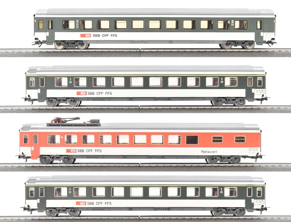 Märklin 4x EW IV Personenwagen der SBB, H0 WS ohne OVP (Gebraucht) in St. Gallen für CHF 58 ...