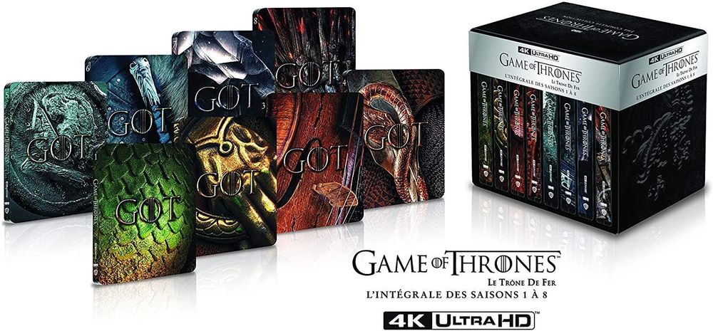 4K Blu Ray Game of Thrones - Komplettbox (Neu und originalverpackt) in ...
