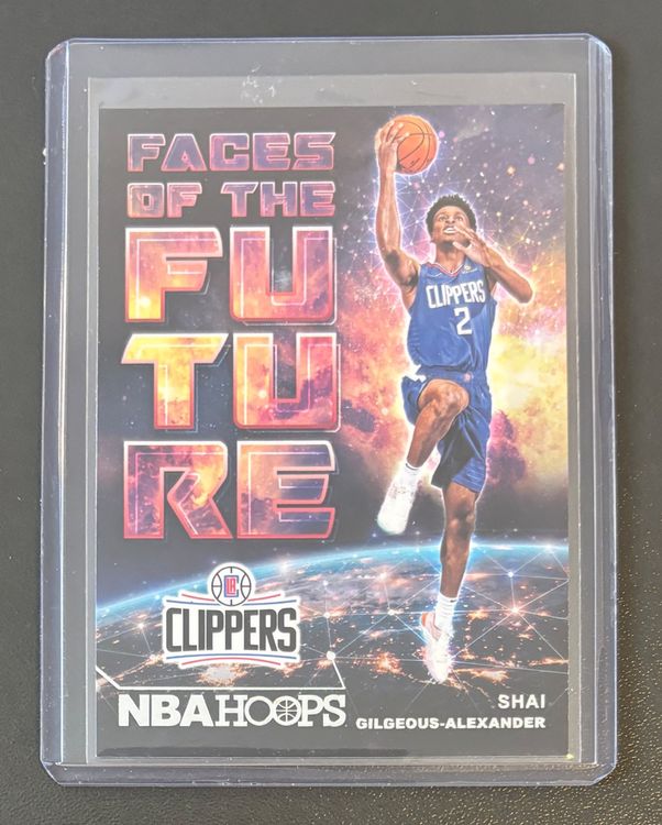 NBA Shai Gilgeous-Alexander SGA 2018 Hoops Faces Rookie Card (Neu ...