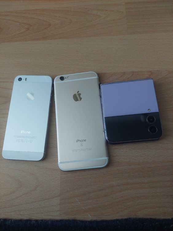 3 iPhones + Samsung Klapphandy - defekt Zustand! | Kaufen auf Ricardo