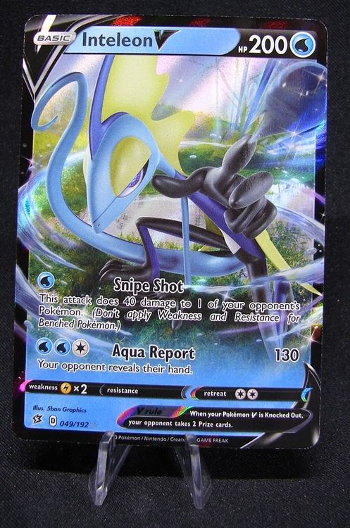 Pokemon Inteleon V - English - Extrem selten / 47 | Kaufen auf Ricardo