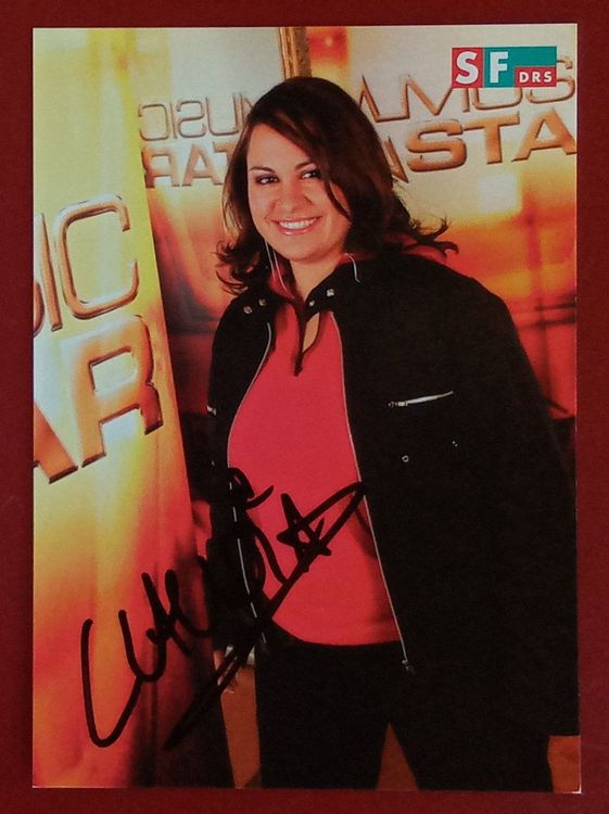Claudia D'Addio Diamá MusicStar Autogramm Fotopostkarte (Gebraucht) in ...