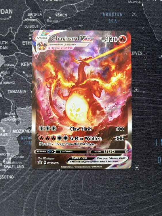 Pokemon Charizard VMAX Promo SWSH 261 (EN) (Neu (gemäss Beschreibung ...